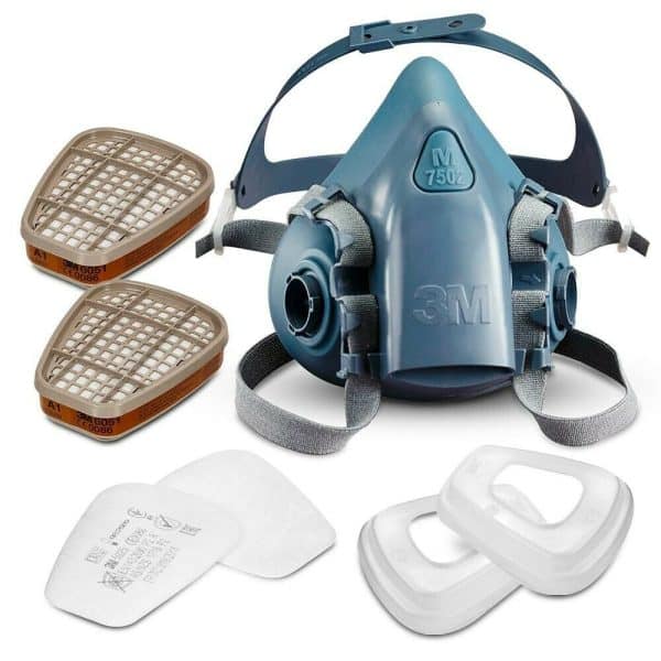 3M Pesticide Spraying Kit - Respirator + Filters + Cartridges, 7551 ...