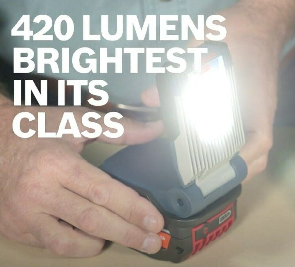 Bosch 18V 420 Lumen Led Torch / Flood Spot Light / Lamp (Skin Only ...