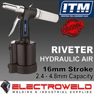 ITM Hydraulic Air Pop Rivet Gun Pneumatic Riveter 2.4MM - 4.8MM ...