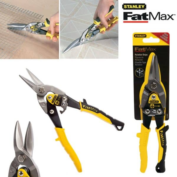 Stanley Fatmax 250mm Straight Cut Tin Snips Aviation - Cutters / Shears ...