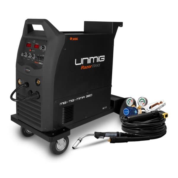 Unimig Razor 350 Mig / Tig / Mma Compact Welder - Kumjr350k-sg - Best Prices Online - Electroweld