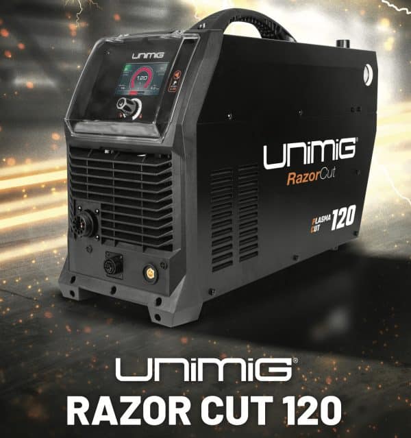 Unimig Razor Cut 120 Plasma Cutter Inverter, Sc120 Torch Razorcut ...