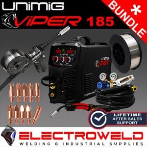 UNIMIG RAZOR Multi 175 Mig MMA Stick Welder + SB25 Torch