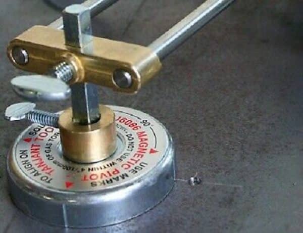 Weldclass Magnetic Pivot Guide Circle For Oxy Cutting Torch, P4-tj1083 ...