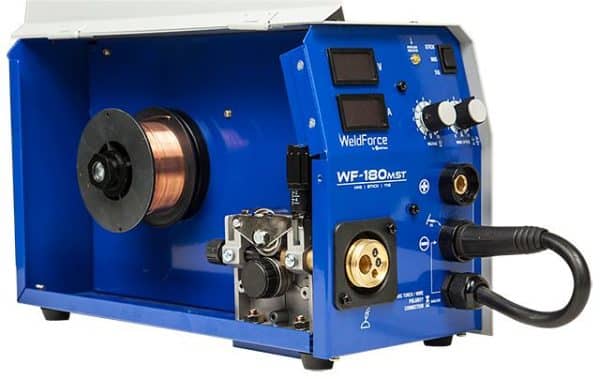 WELDCLASS Weldforce 180MST Welder, Helmet, Gloves, Wire, Grinder 180A ...