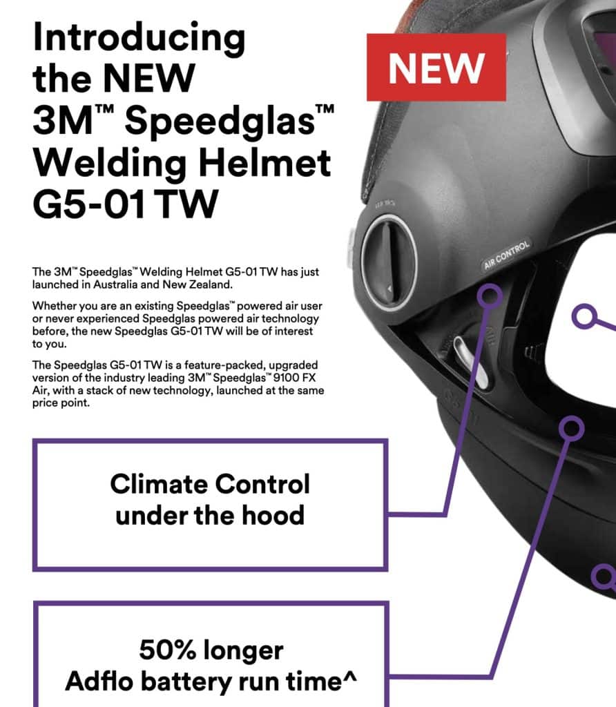 3M Speedglas G5-01 TW Welding Helmet Upgrade Kit -Electroweld