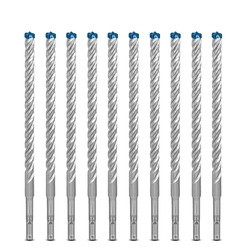 10 x Bosch 14mm x 200mm x 265mm Plus-7X Hammer Drill Bit Set