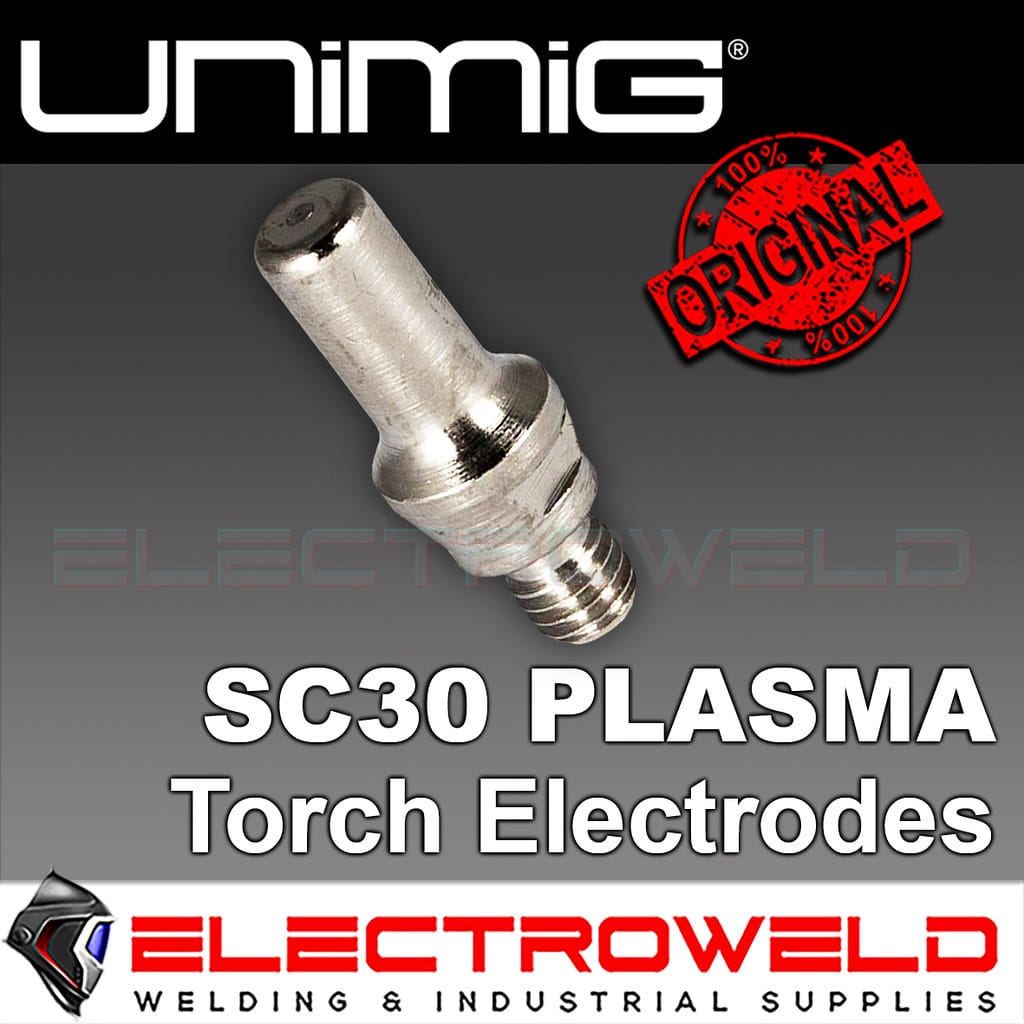 5 / 20 x UNIMIG SC30 Plasma Torch Electrodes Viper Cut 30 Gun